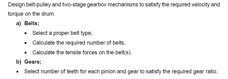 Solved You are asked to design a mechanical system which | Chegg.com