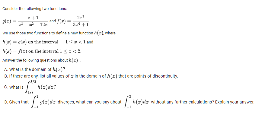 Solved Consider the following two | Chegg.com