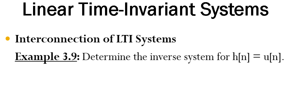 Solved Linear Time-Invariant Systems Interconnection of LTI | Chegg.com