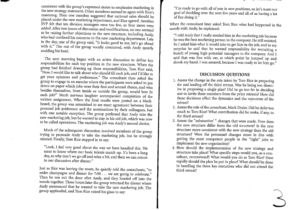 Solved (Larry Greiner and Arvind Bhambri, University of | Chegg.com