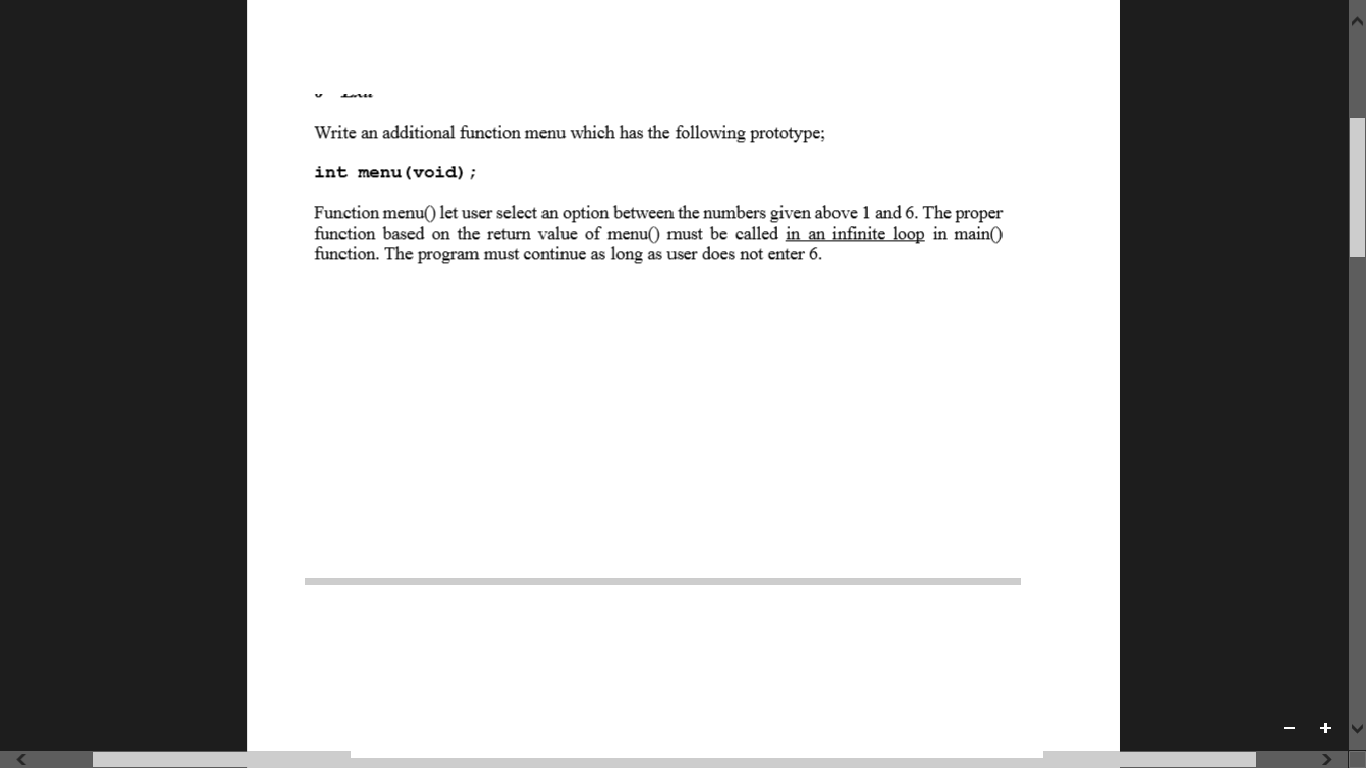 Solved Write a C program that provides each of the following | Chegg.com