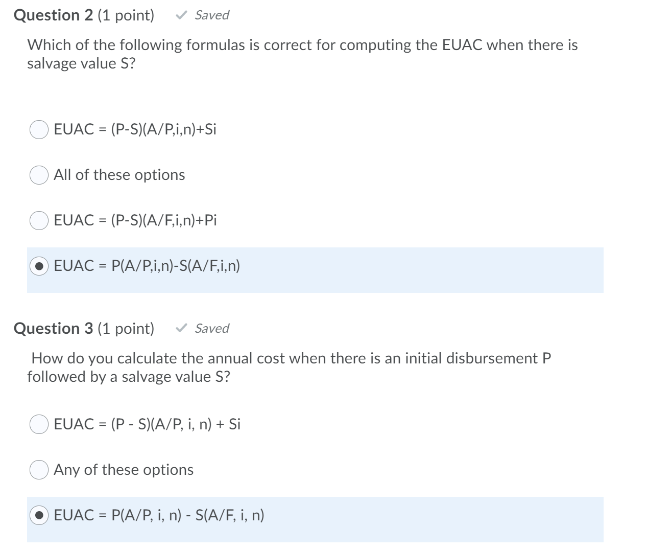 Solved Question 2 (1 point) Saved Which of the following | Chegg.com