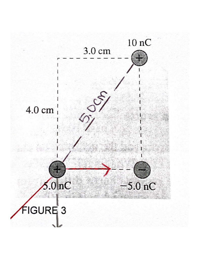 Solved Find the net electric force on the +5.0nC charge in | Chegg.com