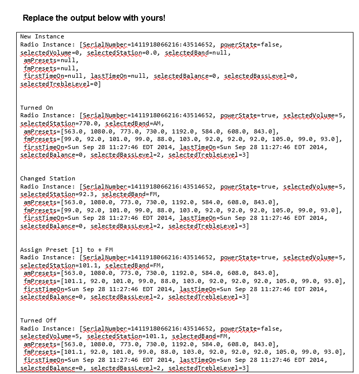 Solved (2a) Model a physical entity as a Java Class (70 | Chegg.com