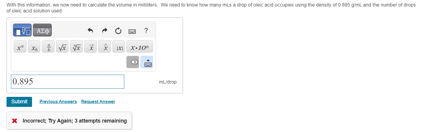 Solved * Incorrect; Try Again; 3 attempts remainingDetermine | Chegg.com