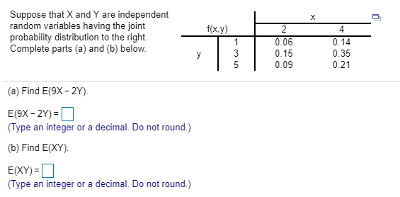 Solved Suppose that X and Y are independent random variables | Chegg.com