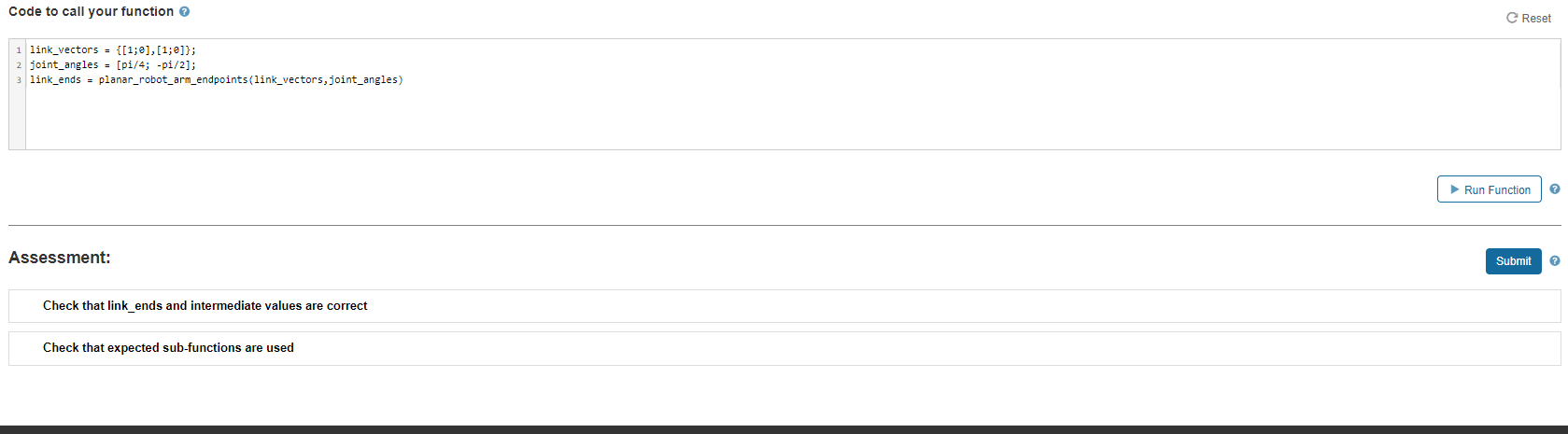 Use the vector and rotation functions you created | Chegg.com