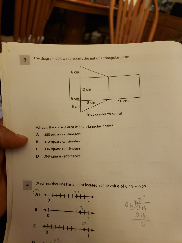Solved The diagram below represents the net of a triangular | Chegg.com