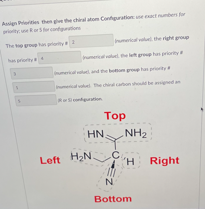 Solved Assign Priorities then give the chiral atom | Chegg.com