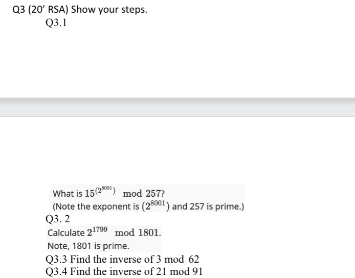 Solved I keep getting all different answers from chegg | Chegg.com