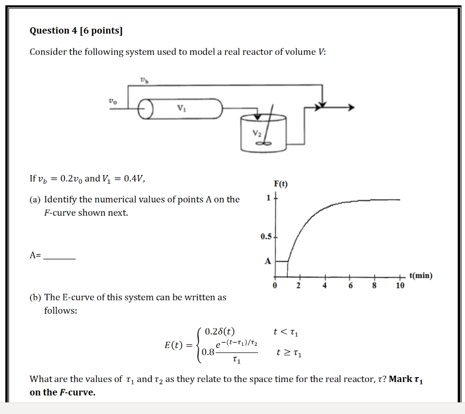 Solved Question 4 [6 points] Consider the following system | Chegg.com