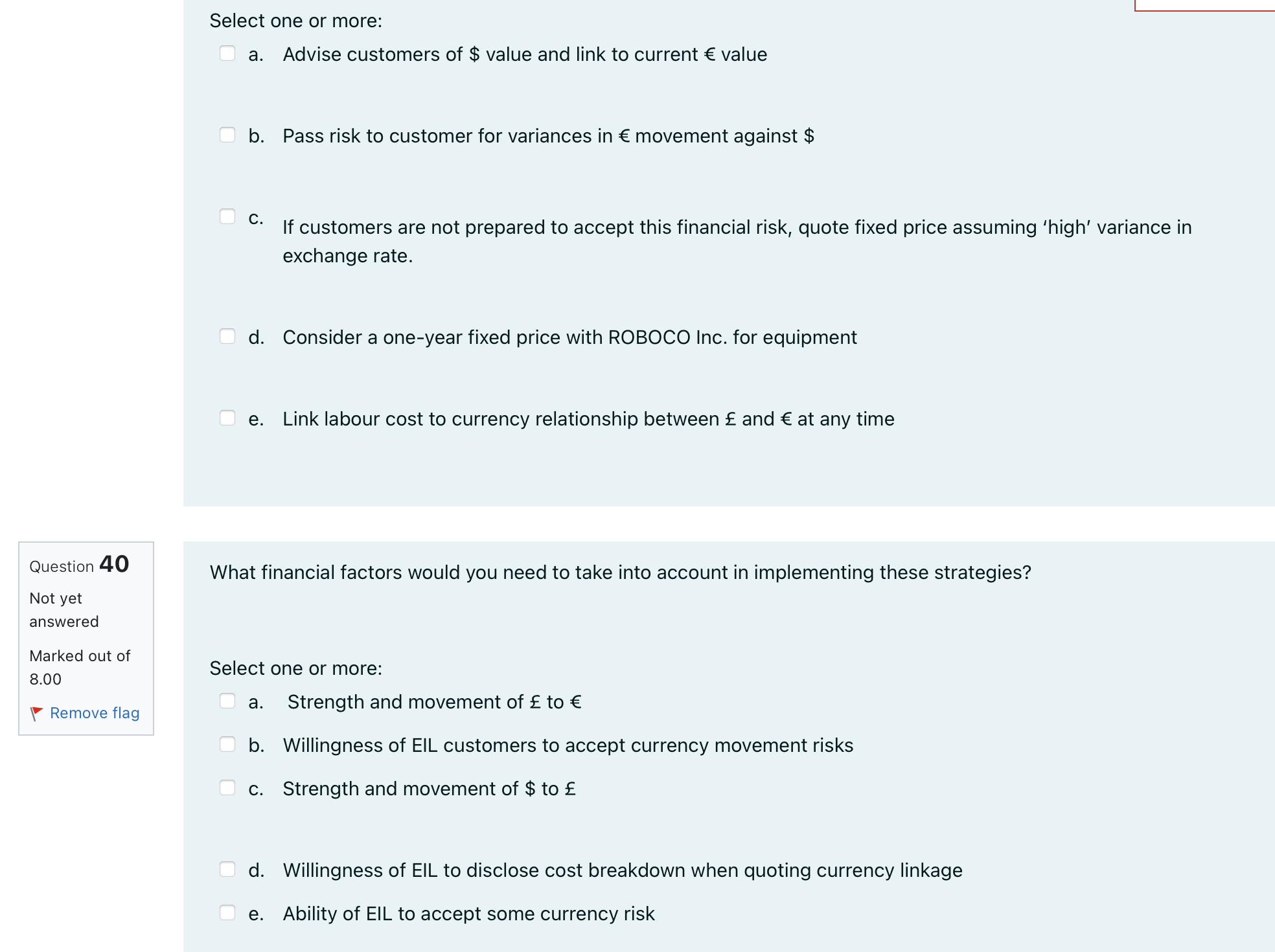 Solved We have two questions for this case. For each of | Chegg.com
