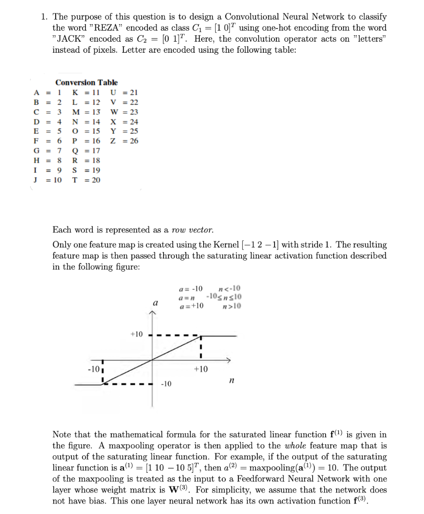 Solved 1. The purpose of this question is to design a | Chegg.com