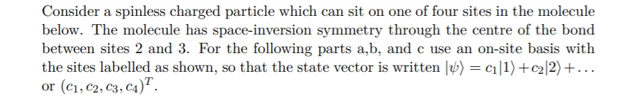 Solved Consider a spinless charged particle which can sit on | Chegg.com