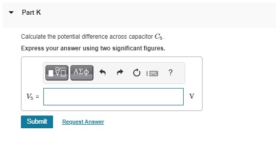 Solved Calculate the charge on capacitor C1. Express your | Chegg.com