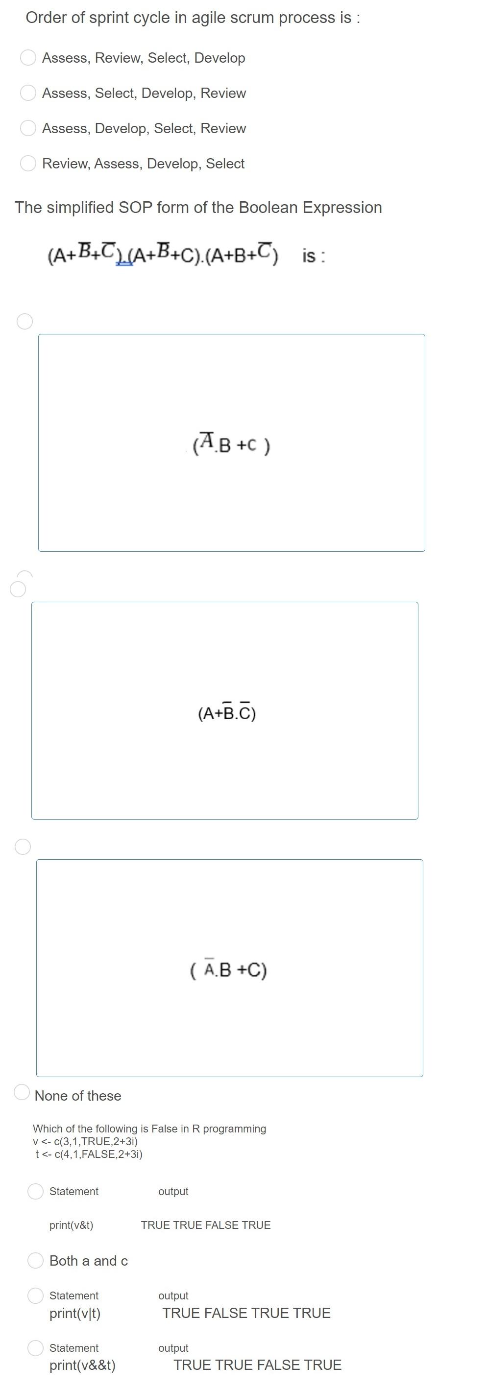 Solved Order of sprint cycle in agile scrum process is: | Chegg.com