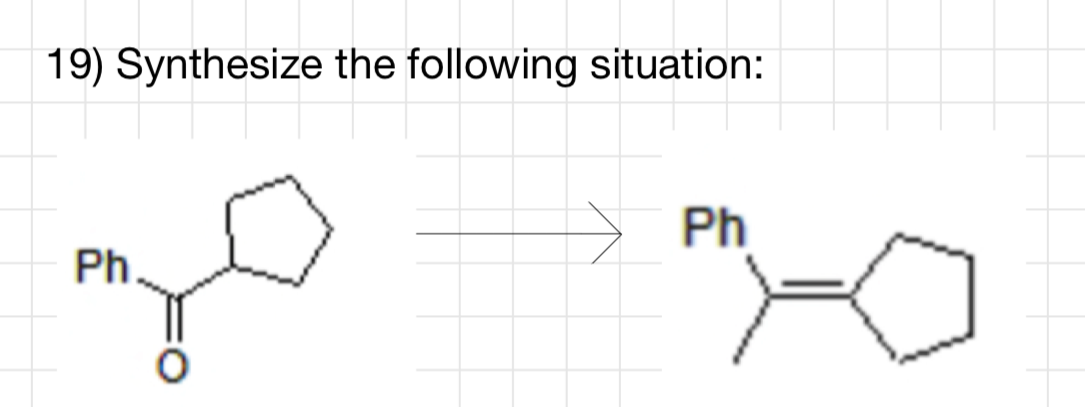 Solved Synthesize the following situation: | Chegg.com