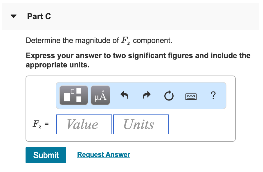Solved Part A - Position vector from A to B Learning Goal | Chegg.com
