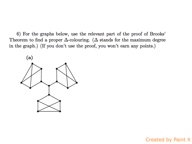 6) For the graphs below, use the relevant part of the | Chegg.com