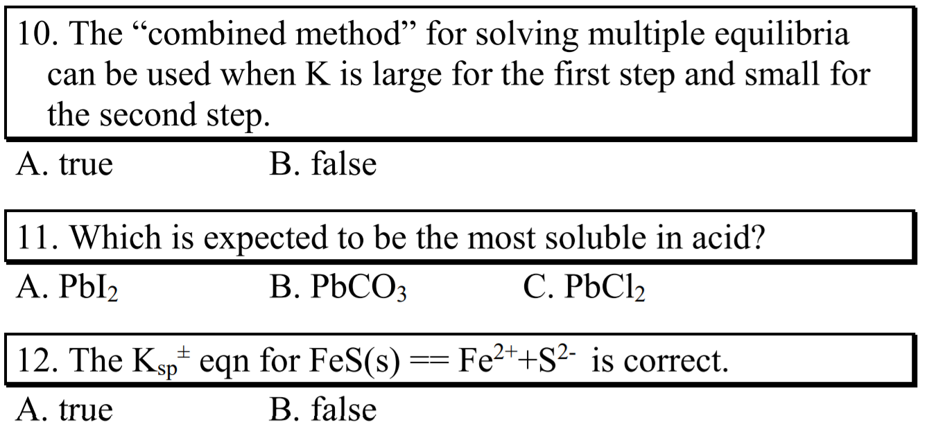 Solved 10. The "combined method” for solving multiple | Chegg.com