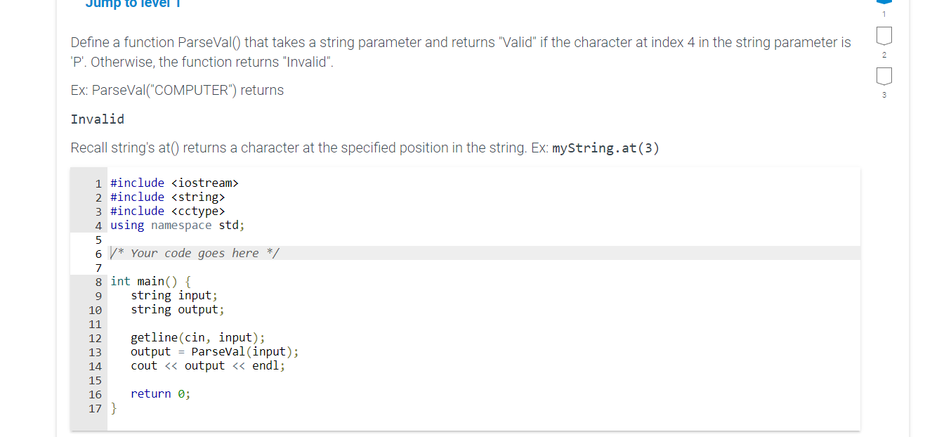 Solved Jump to level Define a function ParseVall that takes | Chegg.com