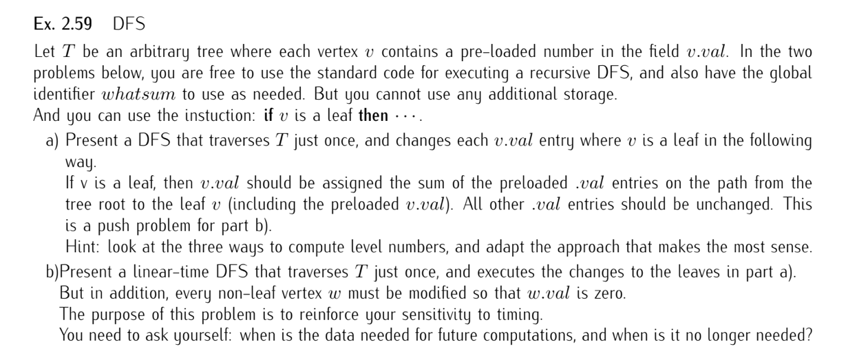 Solved Let T be an arbitrary tree where each vertex v | Chegg.com