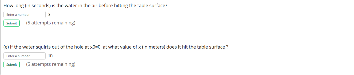 Solved SPOUTING CAN EXPERIMENT Education Portal Water | Chegg.com