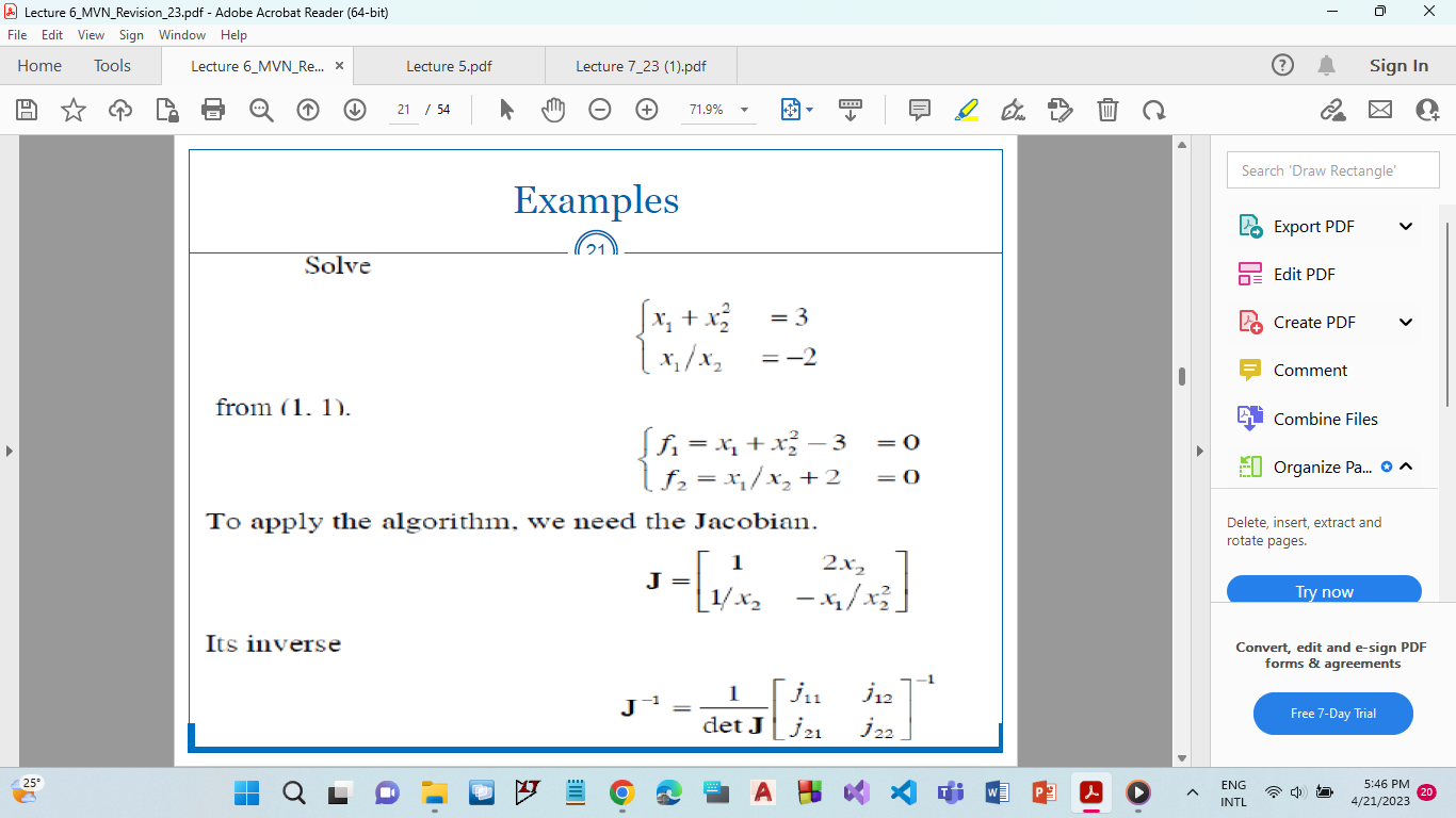 Solved \$. Lecture 6_MVN_Revision_23.pdf - Adobe Acrobat | Chegg.com