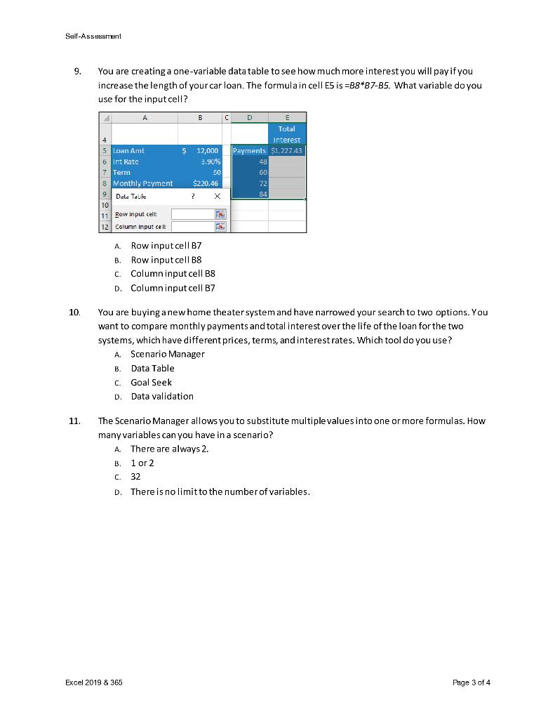 Solved 1. You can use the PMT function to calculate the | Chegg.com