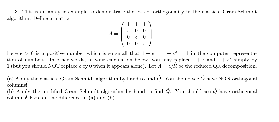 3. This is an analytic example to demonstrate the | Chegg.com