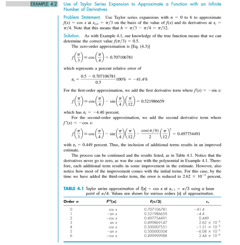 Write a computer program in Python for "EXAMPLE 4.2" | Chegg.com