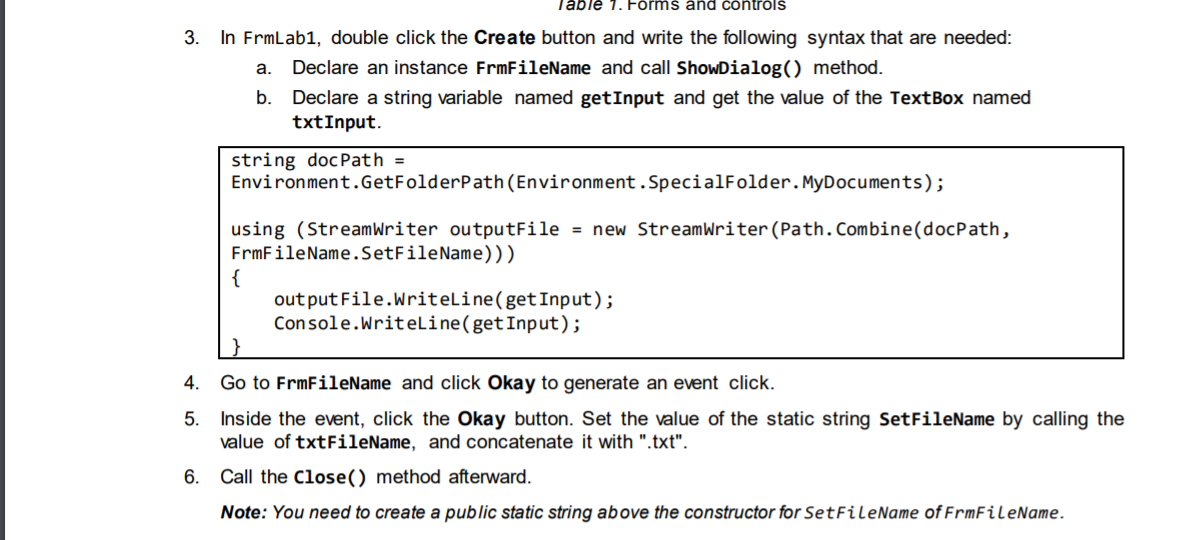 Solved Software Requirement: . Visual Studio IDE 2015 or | Chegg.com