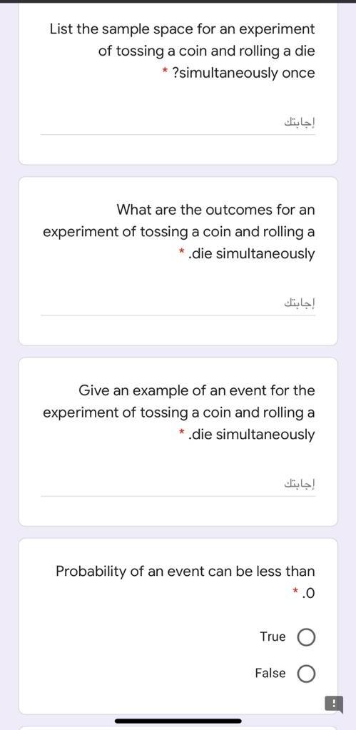 Solved List the sample space for an experiment of tossing a | Chegg.com