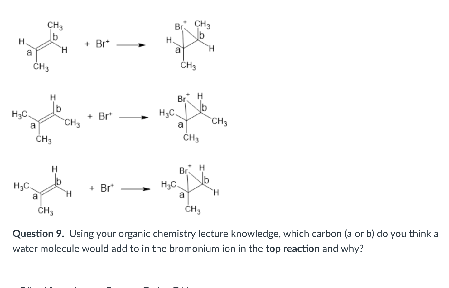 Solved CH CH CH3 H2C H3C H2C CH A B с Question 8. Structures | Chegg.com