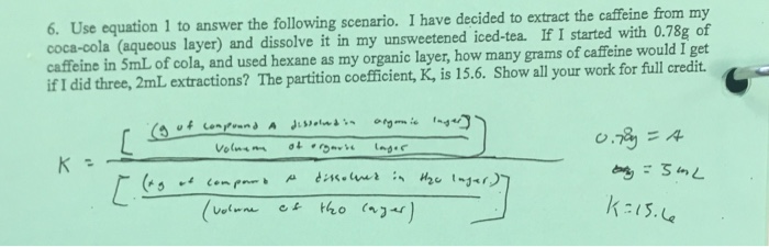 Solved Use Equation 1 To Answer The Following Scenario I