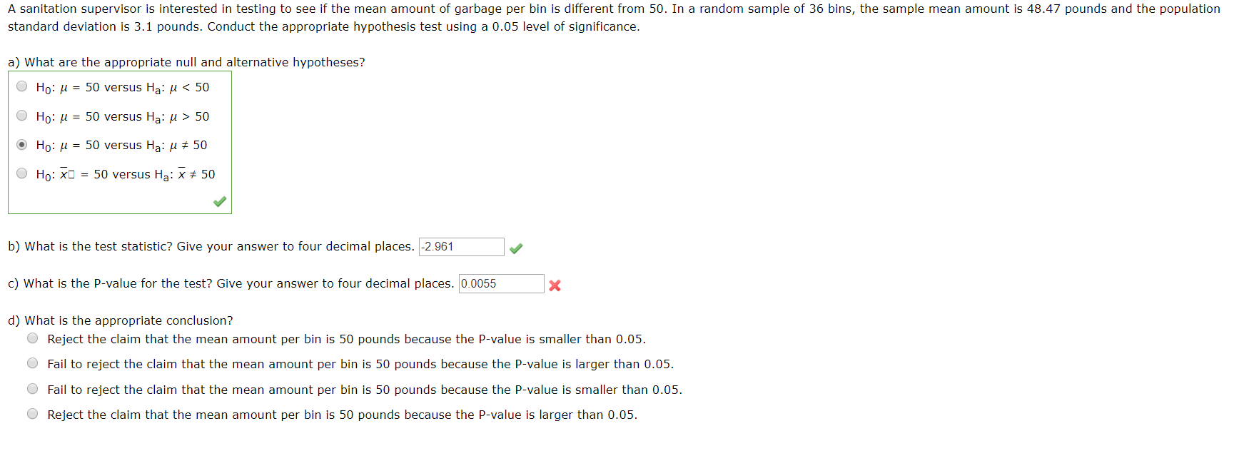 Solved How do you calculate the p value from t-value by | Chegg.com