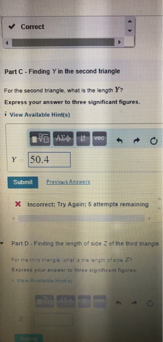 Solved Learnln E To use trigonometric functions to determine | Chegg.com