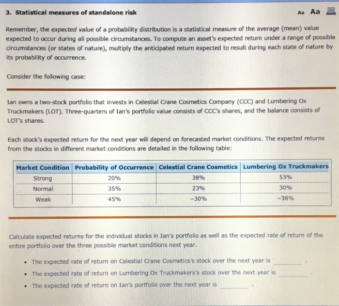 Solved Remember, the expected value of a probability | Chegg.com