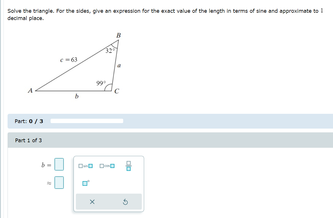 Solved Find the lengths of the sides to the nearest tenth of | Chegg.com