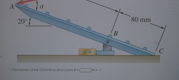 Solved A foot valve for a pneumatic system is hinged at B. | Chegg.com