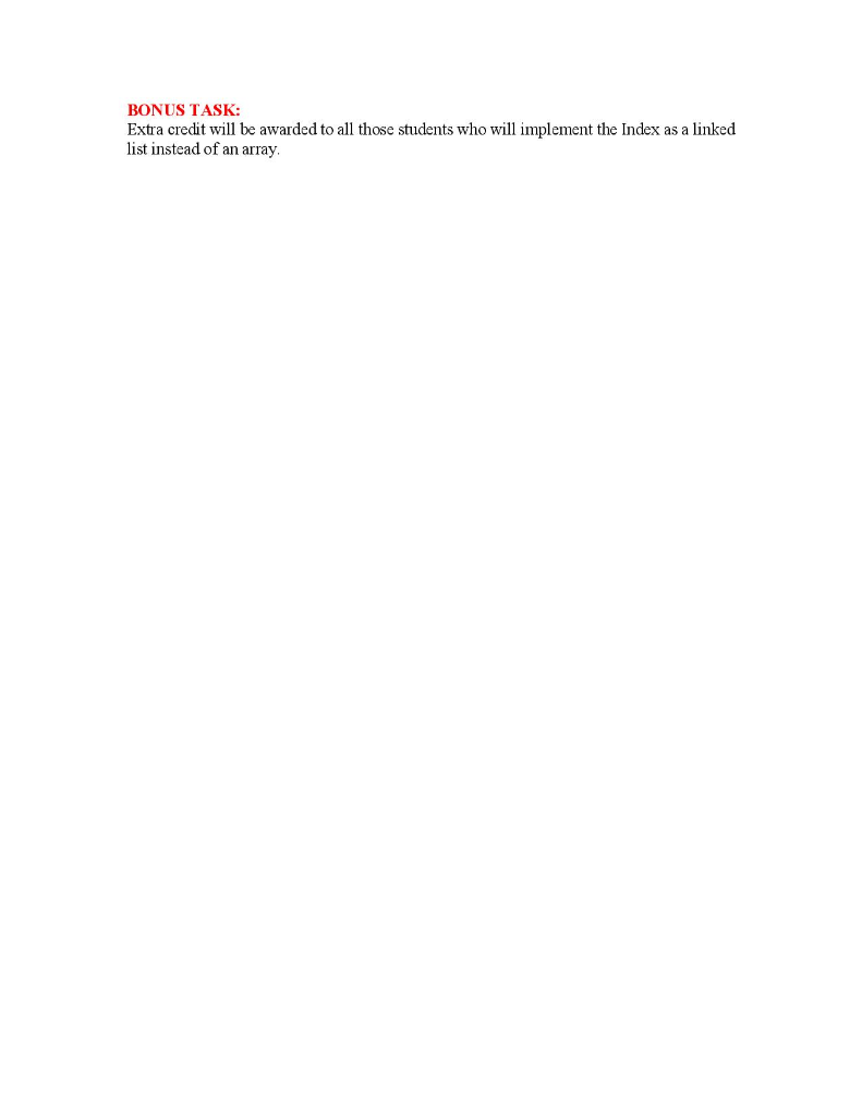 Cs 218 Data Structures Assignment 1 Section B C D