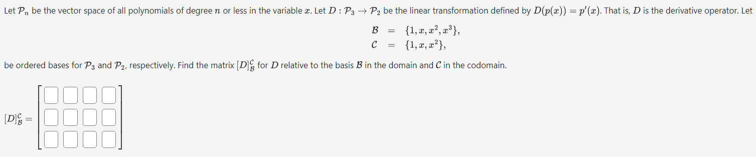 Solved Let Pn be the vector space of all polynomials of | Chegg.com