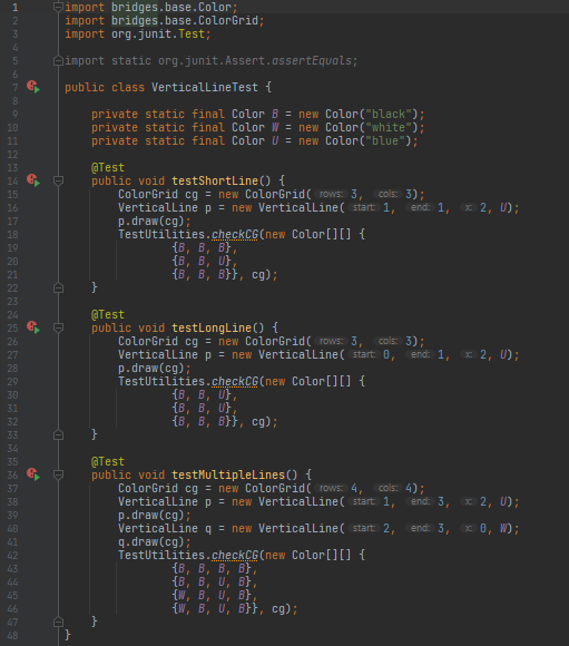 Solved import bridges.base. Color; import | Chegg.com