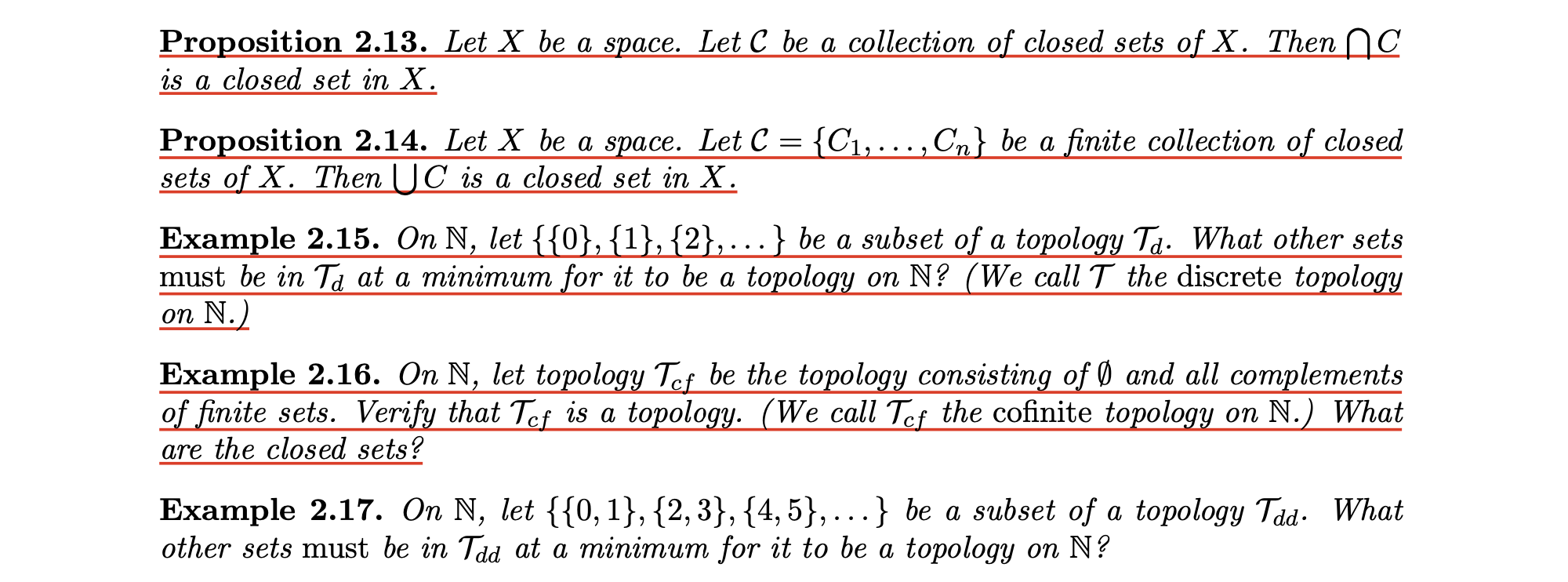 Solved Please solve PROPOSITION 2.13, PROPOSITION 2.14, | Chegg.com