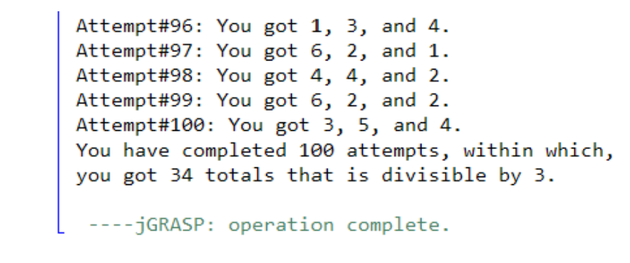 Solved Develop A Java Program For A 3 Dice Game This Game 