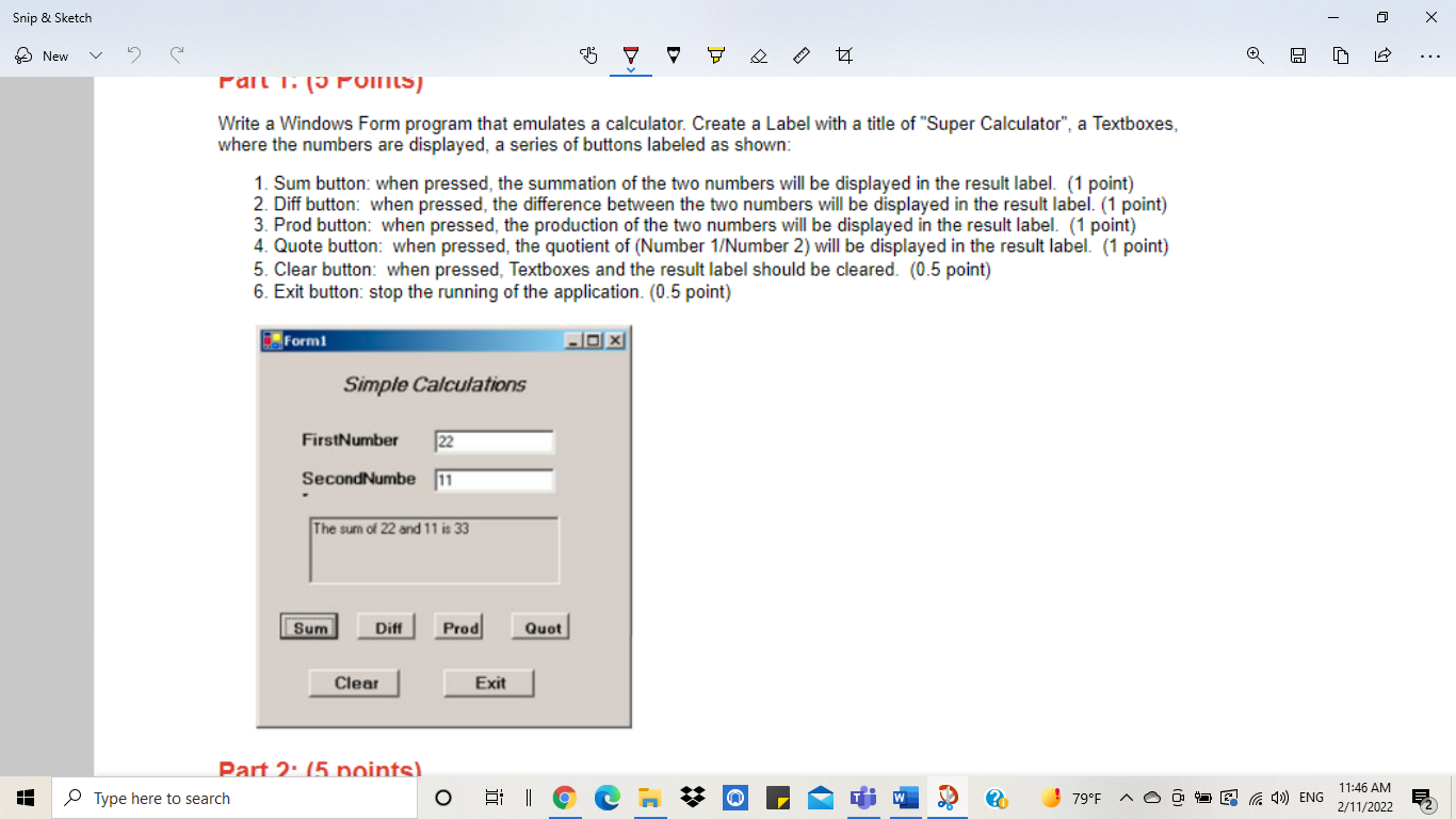 Solved Snip & Sketch - o х ... New 2 a o A th 红 raill.( | Chegg.com