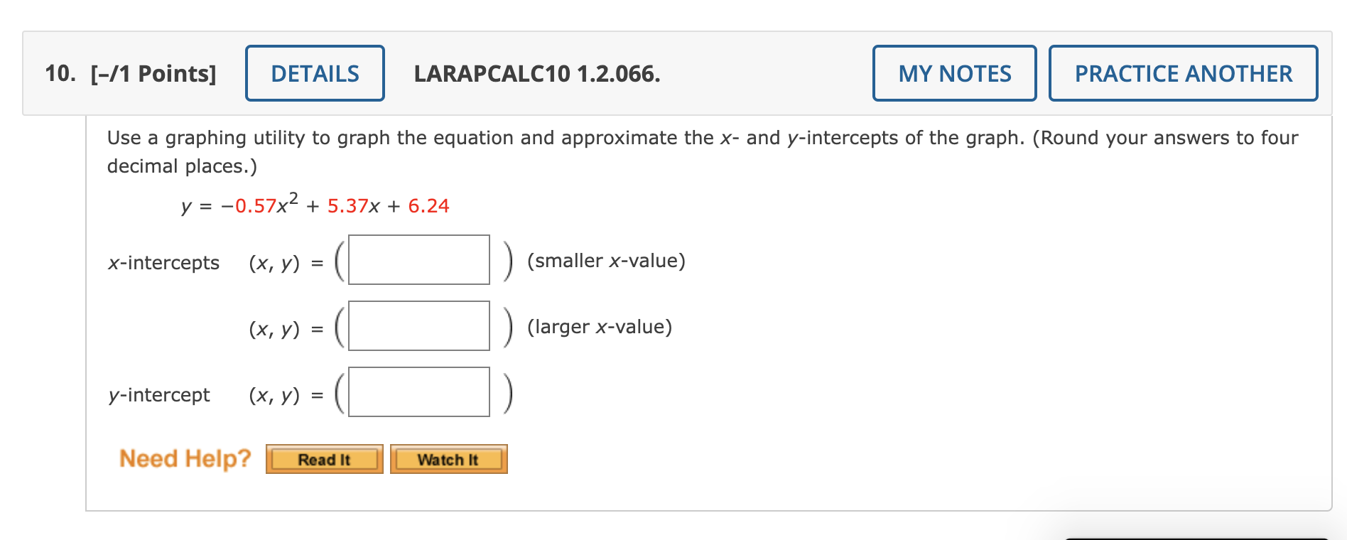 Solved Find the points of intersection (if any) of the | Chegg.com
