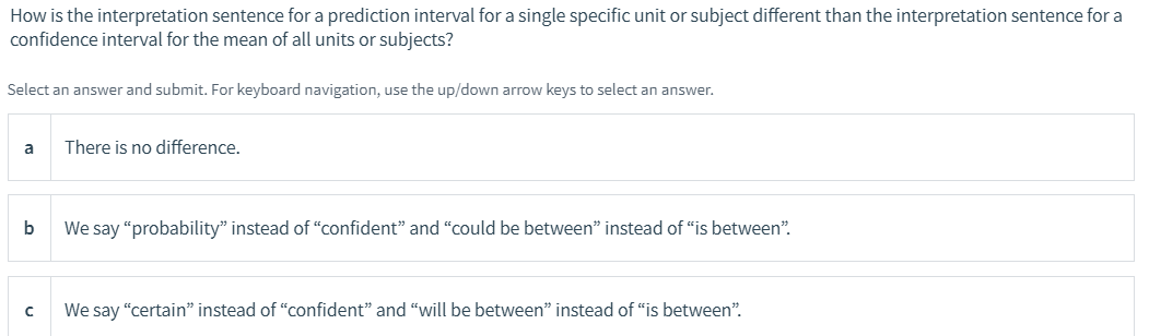 Solved How is the interpretation sentence for a prediction | Chegg.com