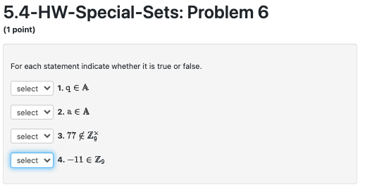 For each statement indicate whether it is true or | Chegg.com