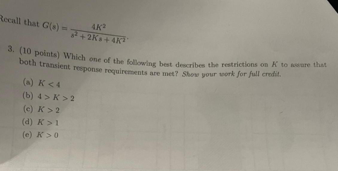 Solved 3 Aircraft Roll Dynamics (30 points) Consider an | Chegg.com